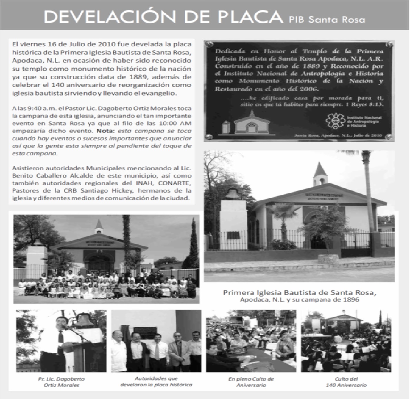 Principios del Evangelio en Monterrey: Templo bautista de Santa Rosa ...