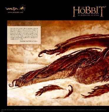 VIKINGS: Smaug: Unleashing the Dragon art book first look