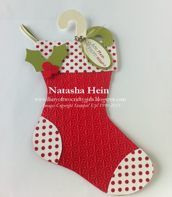 Diary of Two Crafty Girls: Stocking Gift Card Holder {Tutorial}