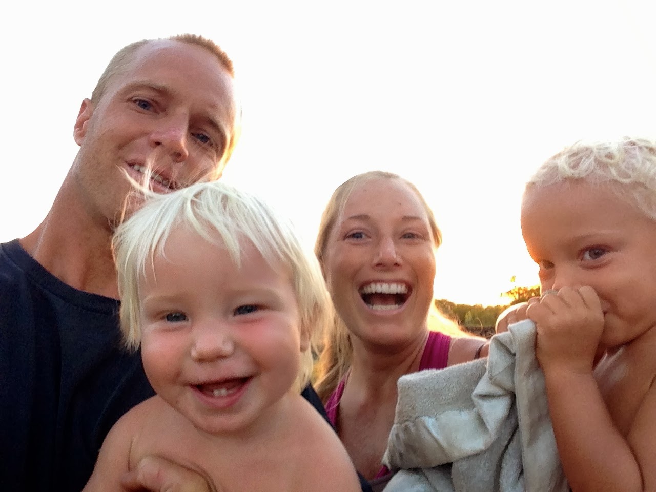 [ doug & becky + tucker & baby davey]