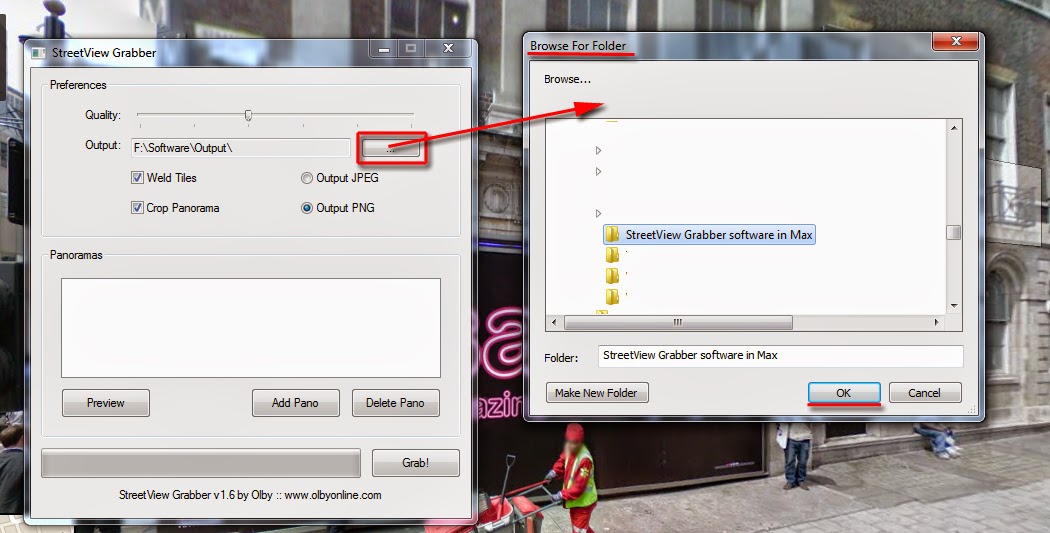 Viz Tech Support for Companies and Artists: Google maps to StreetView ...