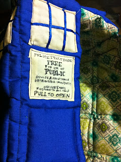 interior castle: frankie's stuffed tardis