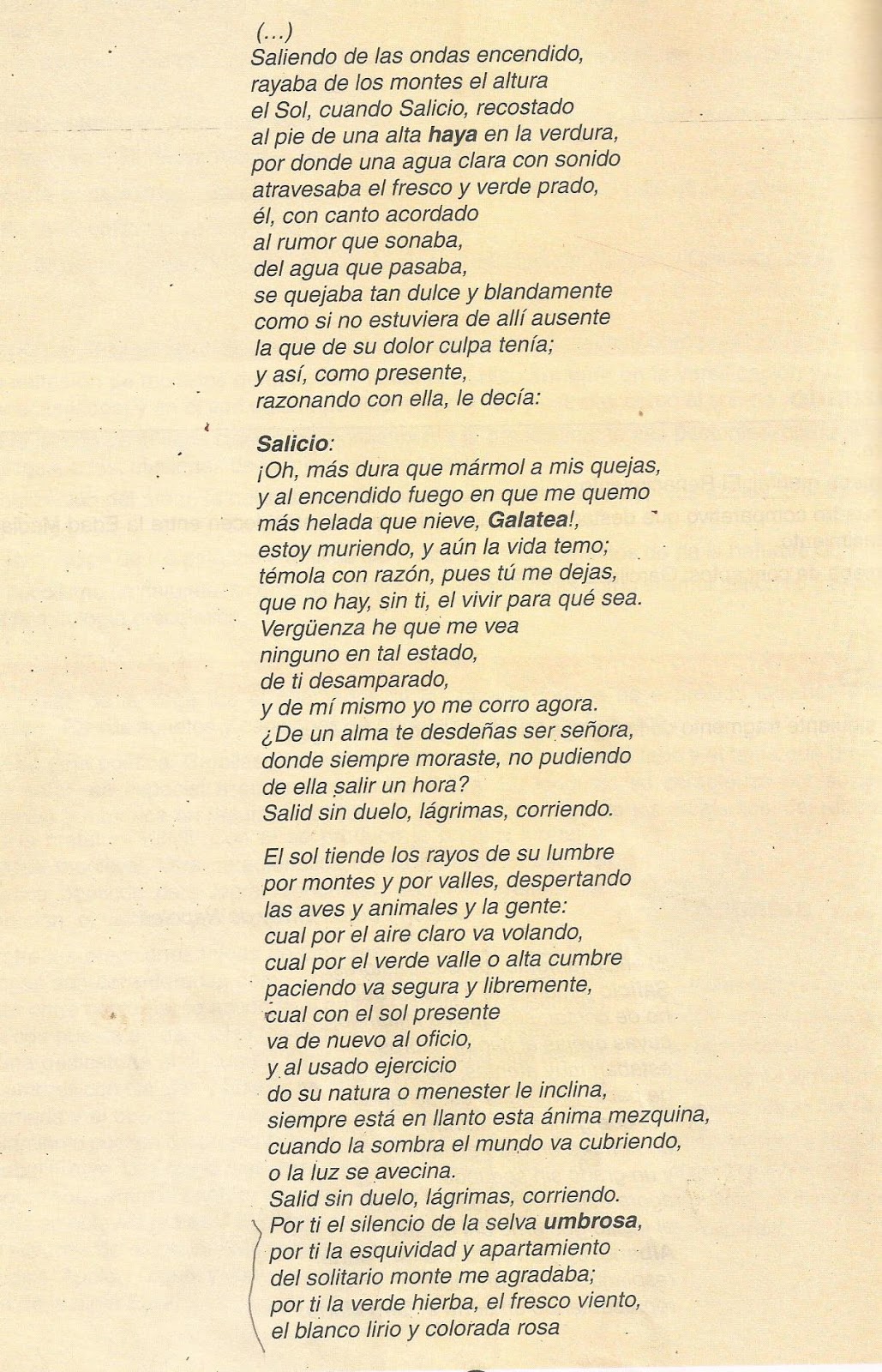 Castellano y Literatura FJ: Egloga I de Garcilaso de la Vega