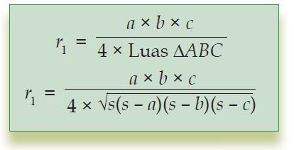 Rumus Mencari Jari-jari Lingkaran Dalam Segitiga dan Lingkaran Luar ...