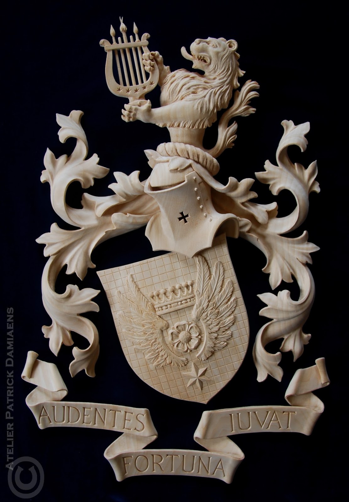 Wooden Coat Of Arms Plaque at Angus Agar blog