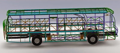 SOLID WORKS BUS STRUCTURE DESIGN ANIMATION - SolidWorks Share