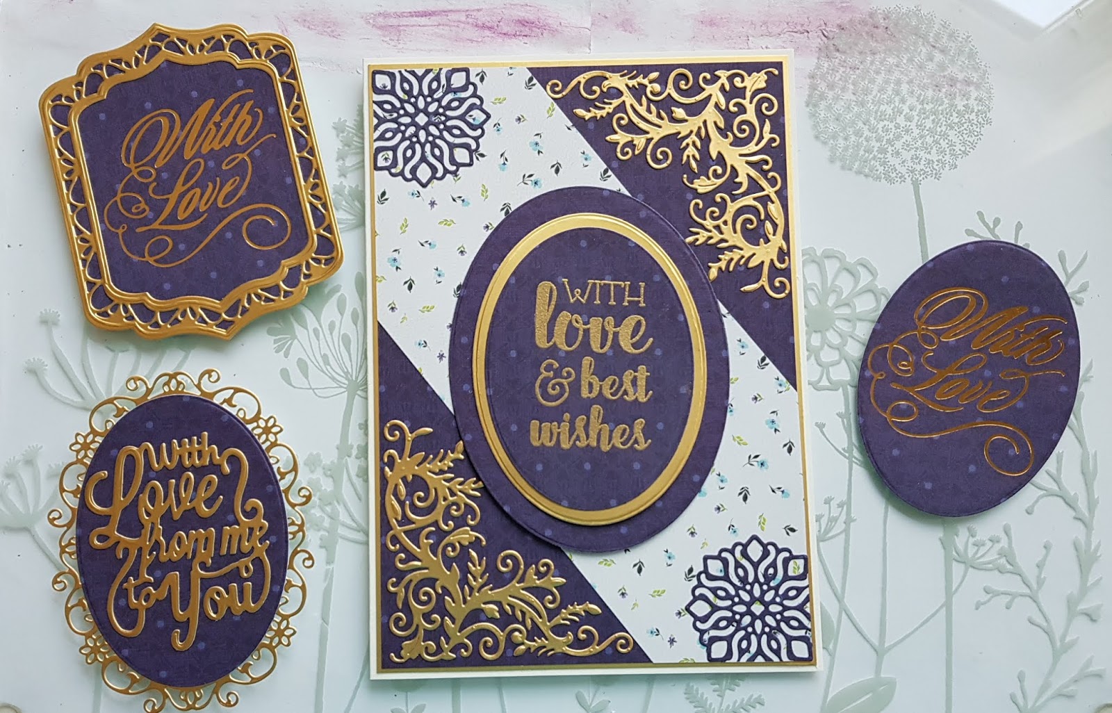 Jo's Crafty Place: Golden Flourish Card