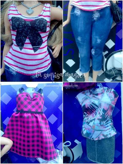 La Sonrisa Mágica: Barbie Fashionistas con Ropa Doll 37 Curvy Capri ...