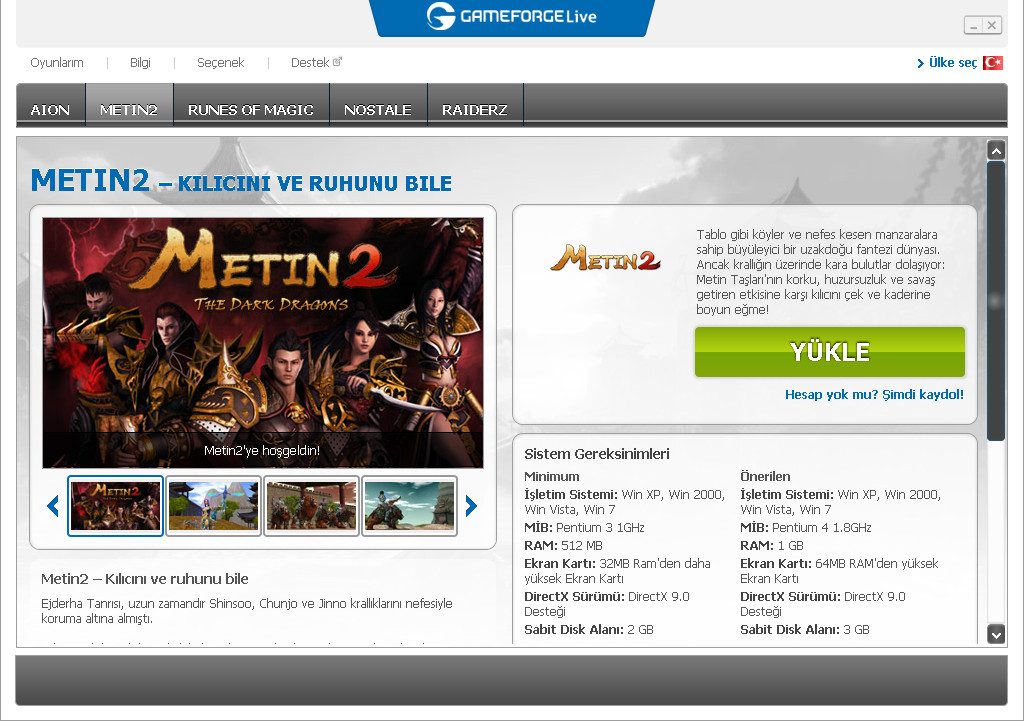 oyunmaxs: Metin2 Gameforge Live Online oldu artık live indirilecek 2013