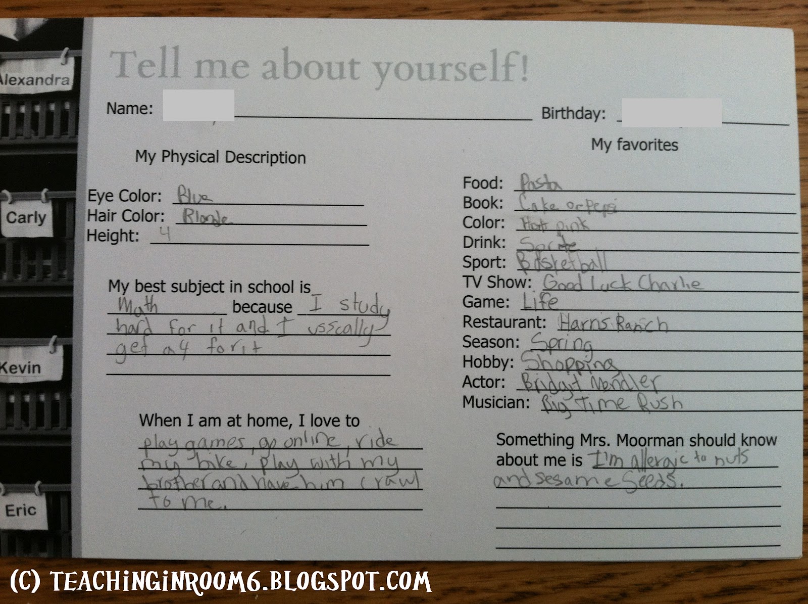 Beginning of the Year meet End of the Year | Teaching in Room 6