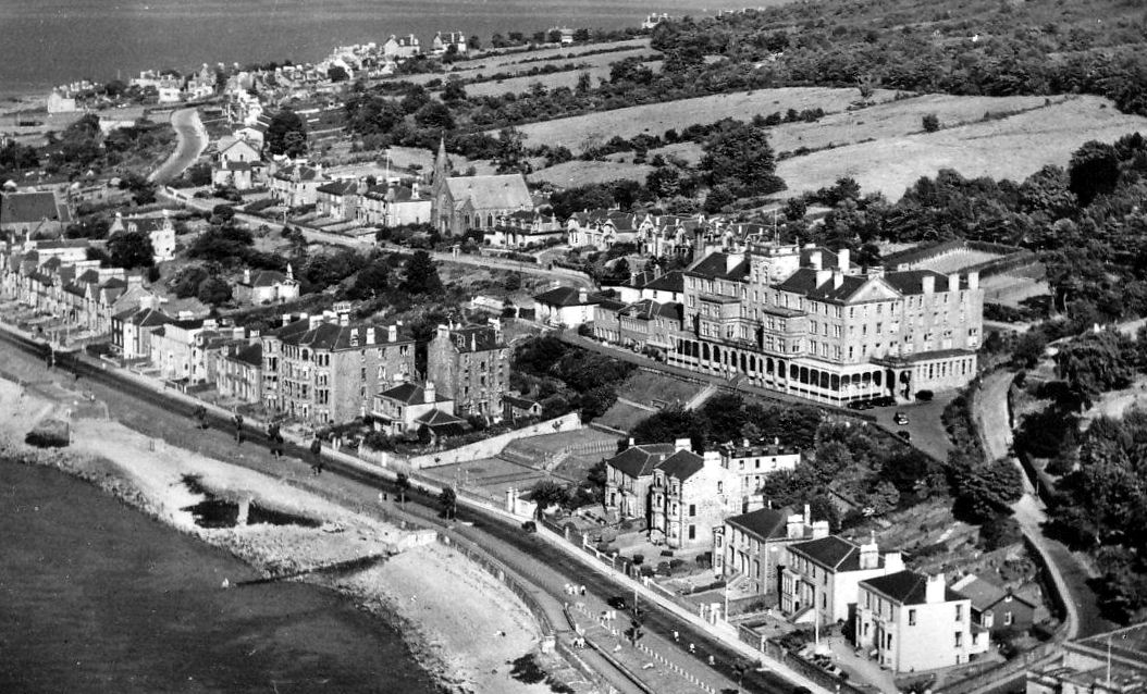 Tour Scotland: Old Aerial Photograph Rothesay Scotland