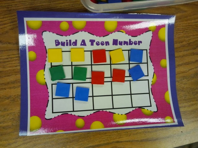 Becca's Kindergarten Creations: Teen Numbers - Ten Frames