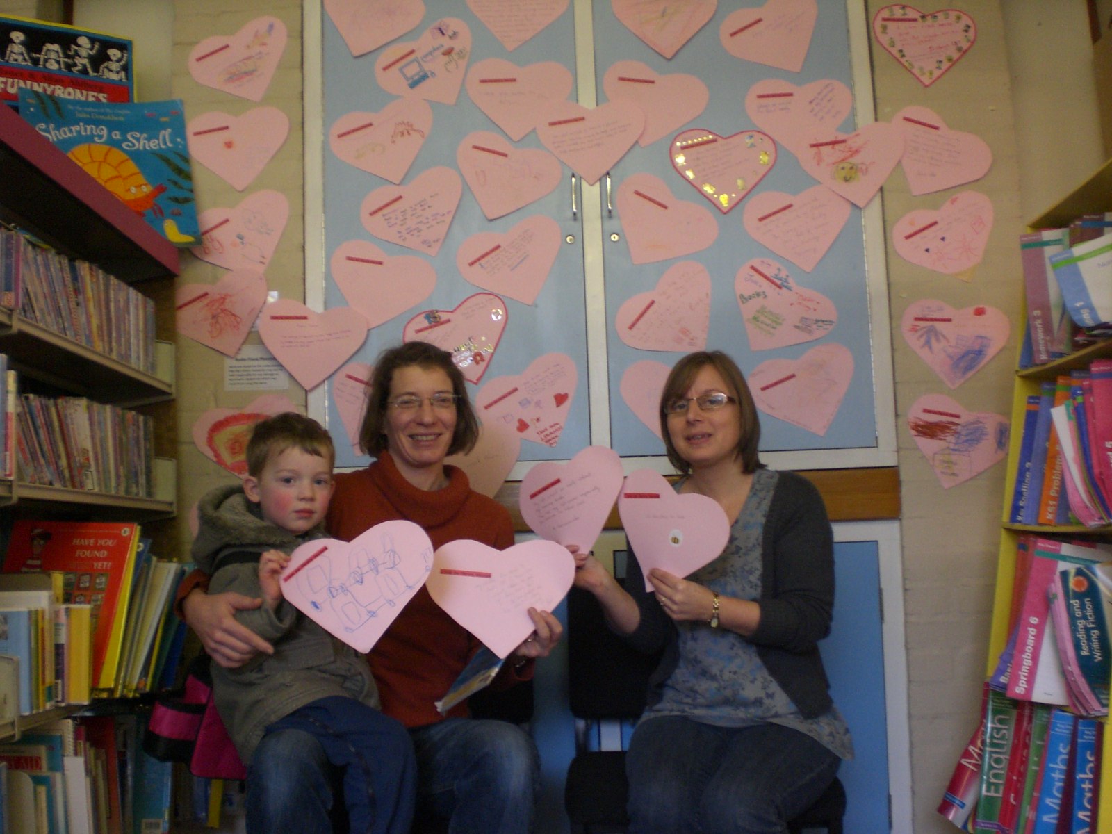 Friends of Arbury Library: Library users show they have plenty of heart