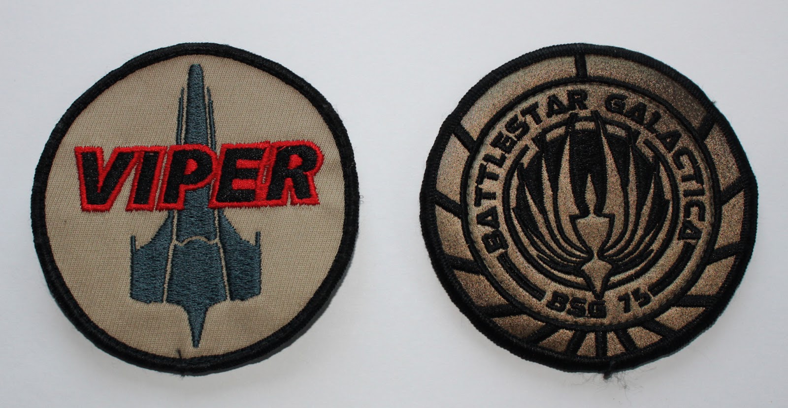 Battlestar Galactica Costumes: Viper Pilot Patch Set