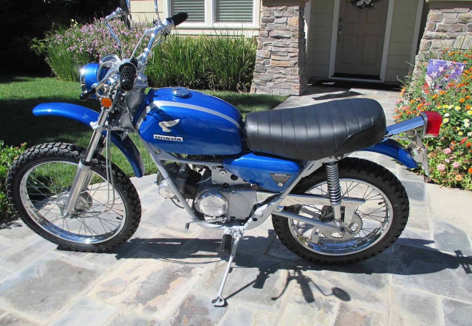 1969 Honda SL90: August 2013