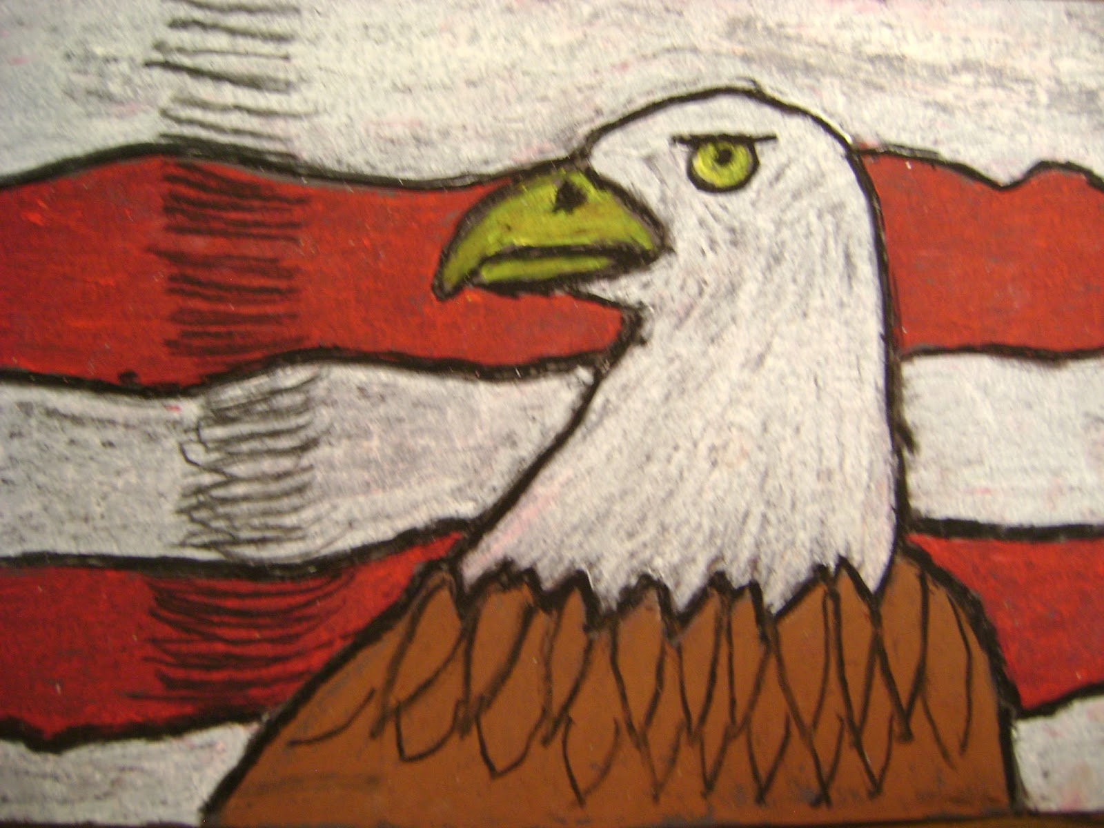 Little Dog Art Blog: 5th Grade Patriotic Art