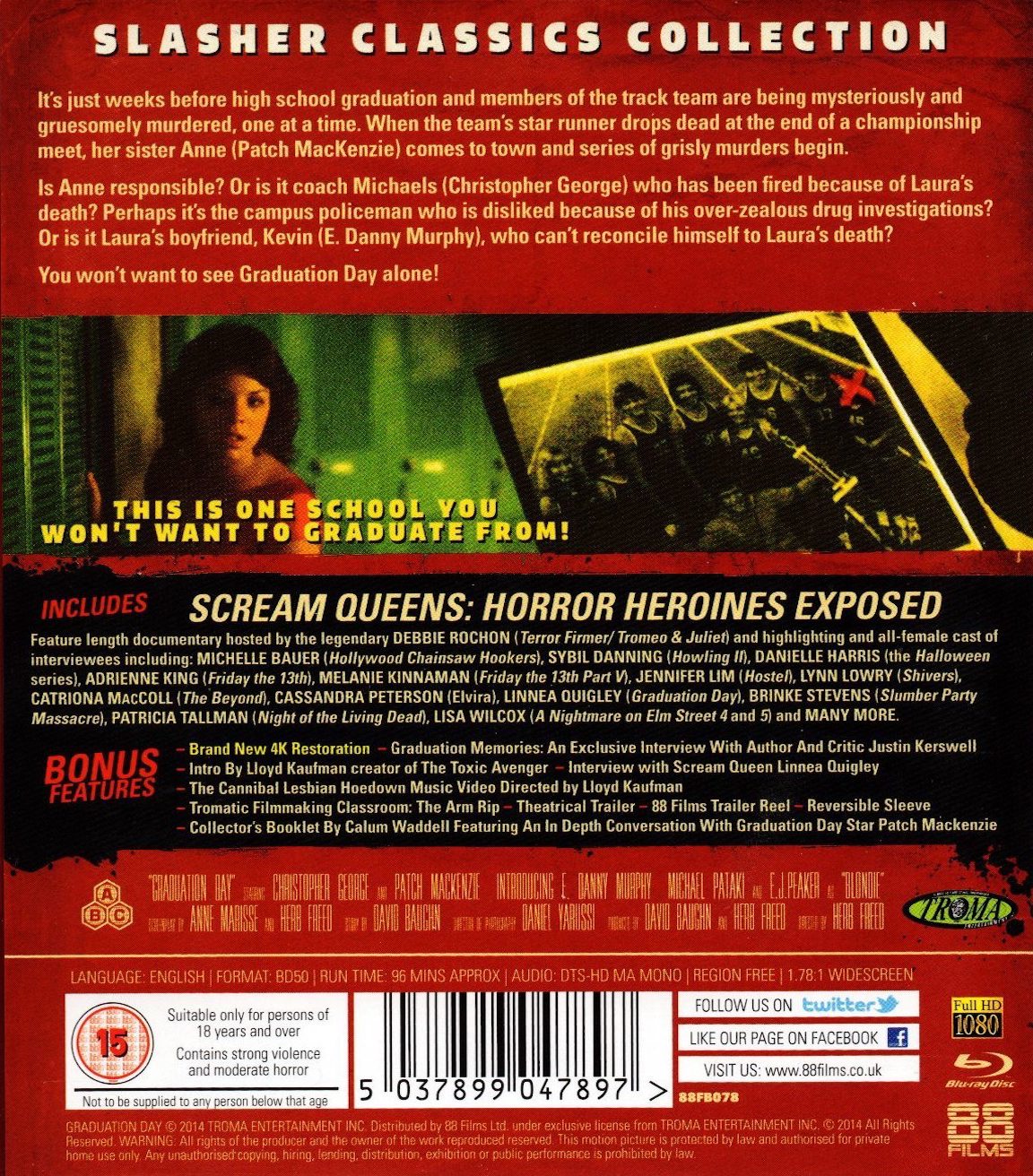 blu-ray and dvd covers: 88 FILMS SLASHER CLASSICS COLLECTION UK BLU ...