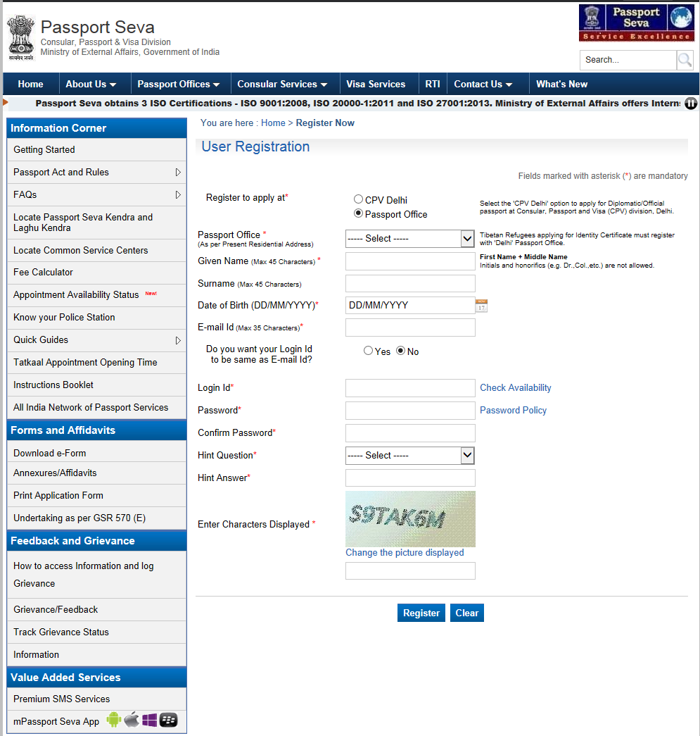 Online Nri Passport Application Sample HQ Printable Documents Online Nri Passport Application Sample HQ Printable Documents