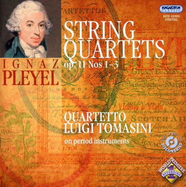 O SER DA MÚSICA: Ignaz Joseph Pleyel (1757-1831) - 3 String Quartets