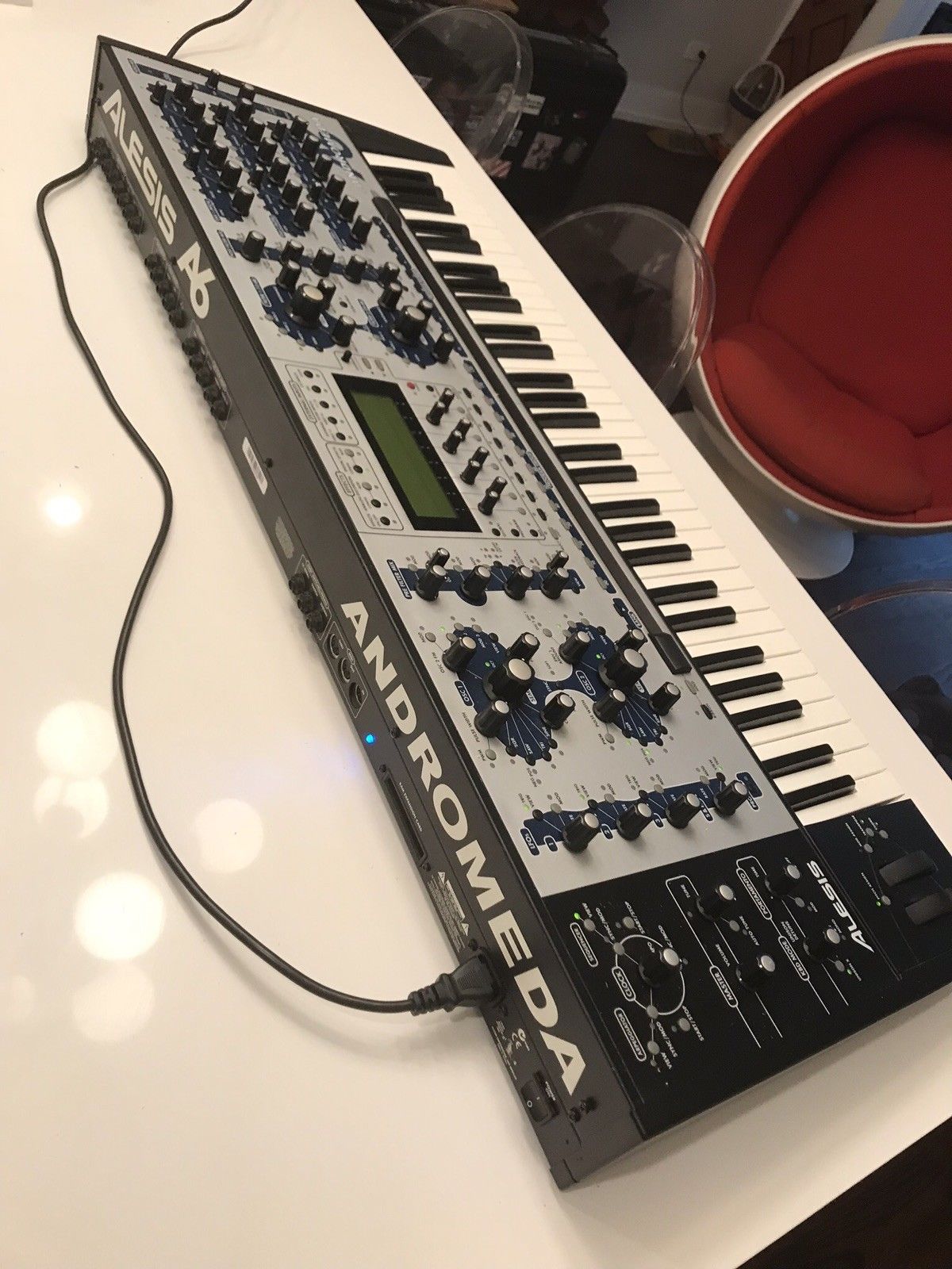 MATRIXSYNTH: Alesis A6 Andromeda Keyboard Synthesizer SN (21)A60500390