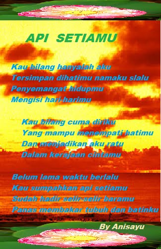 PUISI CINTA BY ANISAYU: Kumpulan Puisi Cinta Sedih Dan Patah Hati