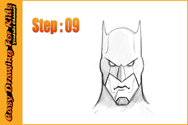 How to Draw Batman Face | Drawing Course for Beginners