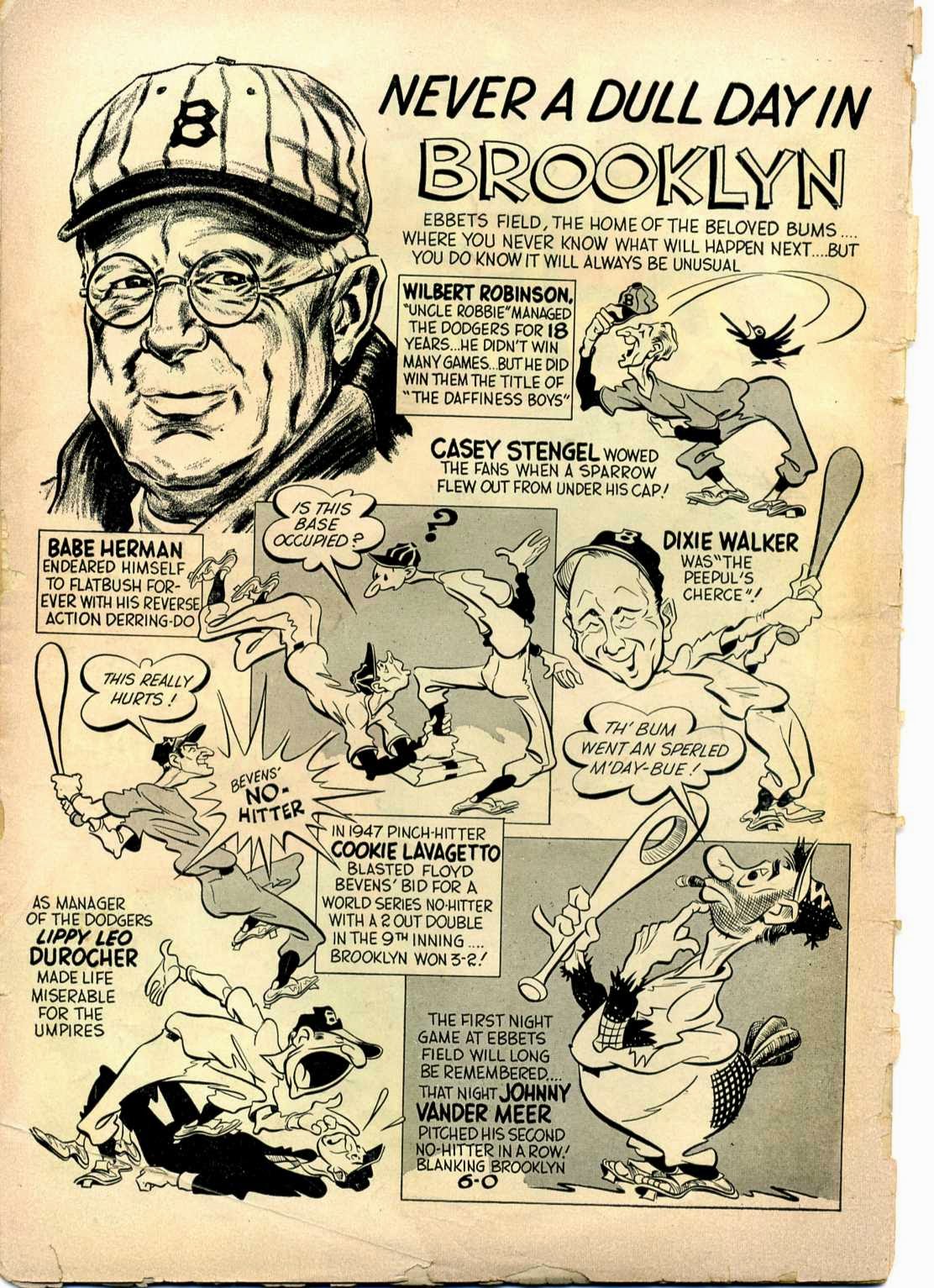 Dodgers Blue Heaven: Scans of the 1951 Jackie Robinson Comic #5