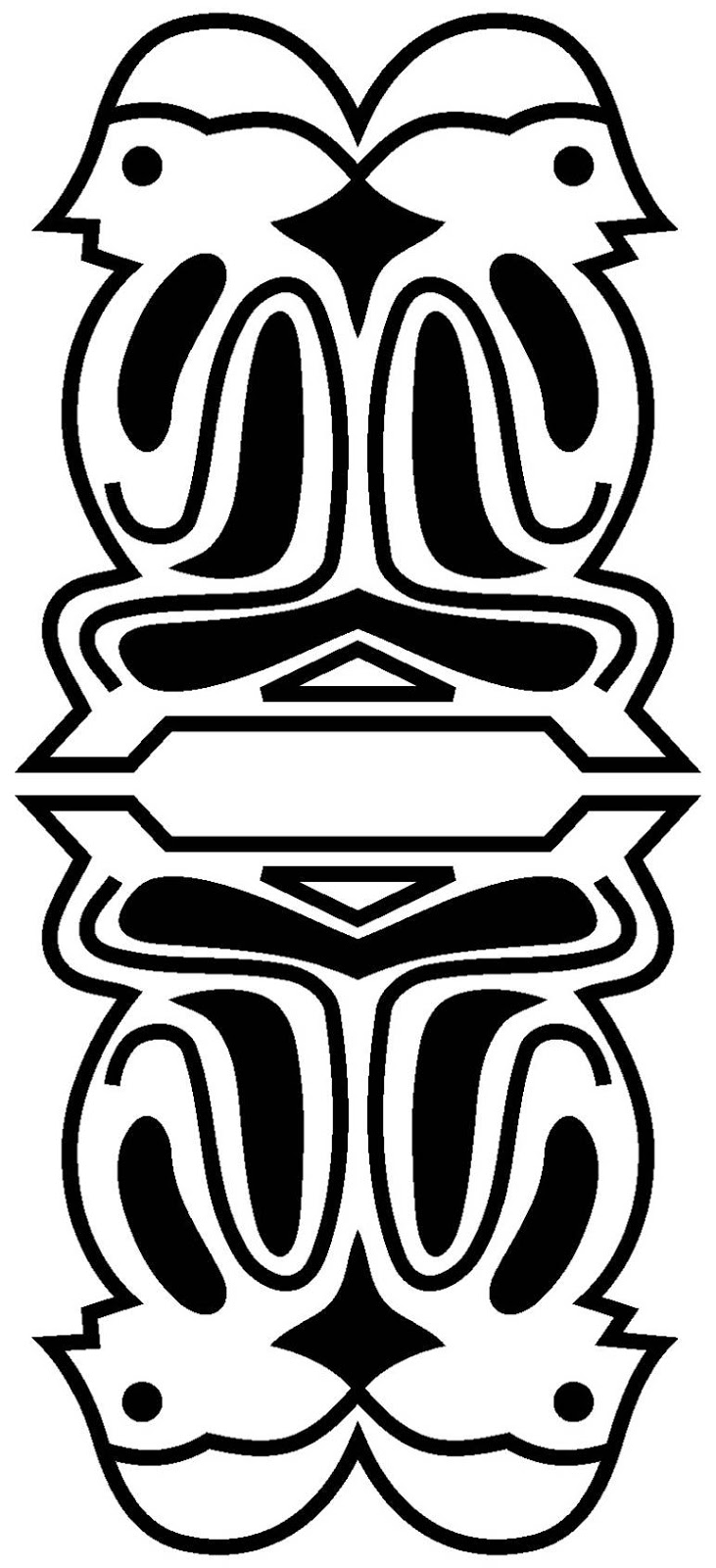 UKIRAN ADAT ASMAT PAPUA - Papuan Curls