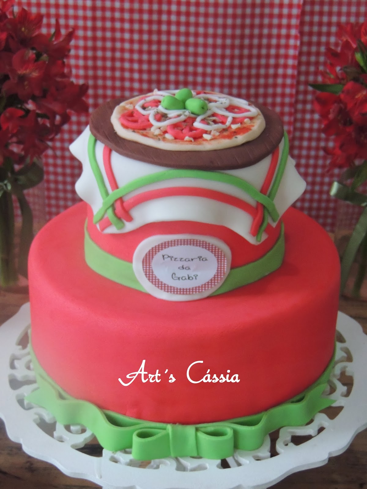 Art's Cássia : Decoração Rústica tema pizza