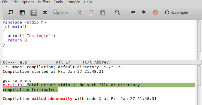 Mengatasi studio.h: No such file or directory compilation terminated di ...
