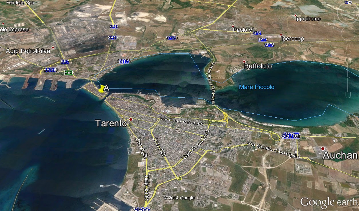 ArqueoLugares: TARAS / TARENTUM. Tarento greco-romano. Apulia. Italia.