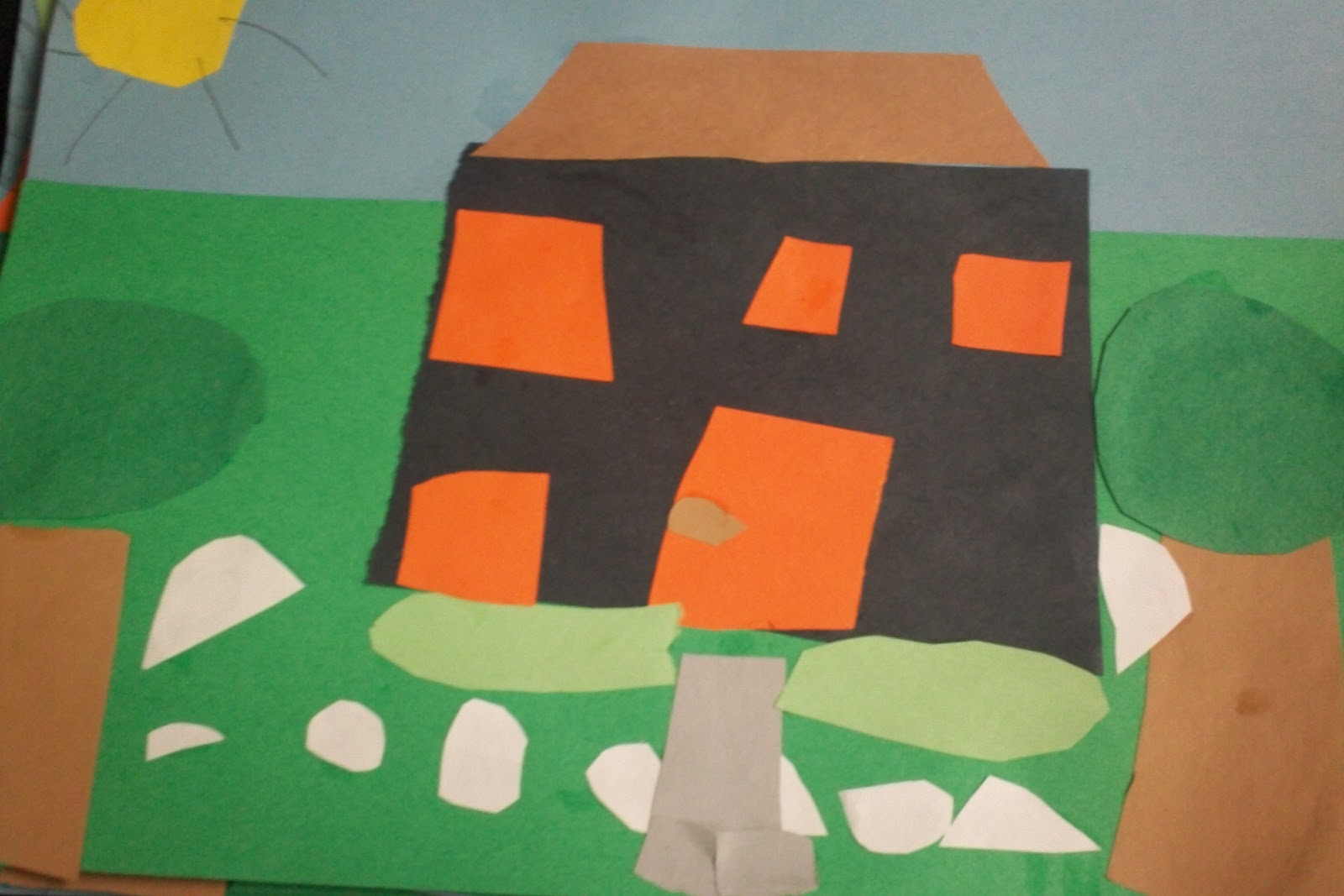 Art With Mr. E: House Collages: Kindergarten