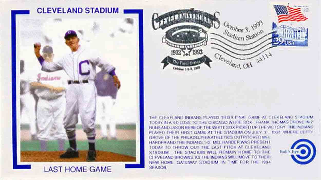 Baseball Stamps & Postmarks: Cleveland Indians