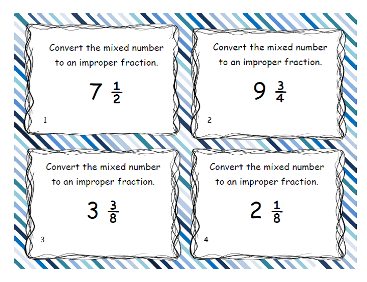 Fab and Fun in 3rd!: Fraction Task Cards Flash Freebie!