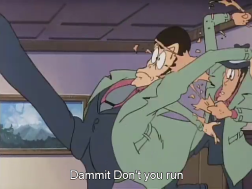 Aaron Long Cartoons - Blog: Pink Jacket Lupin 3