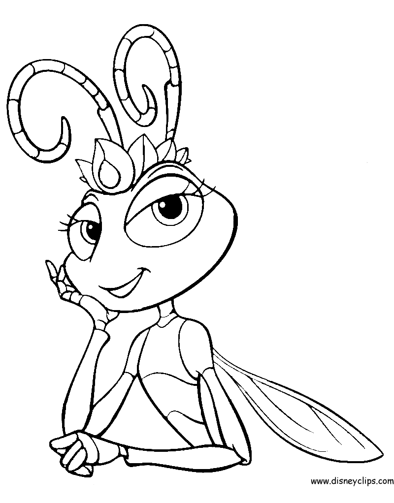 Hudyarchuleta: Bugs Life Coloring Pages