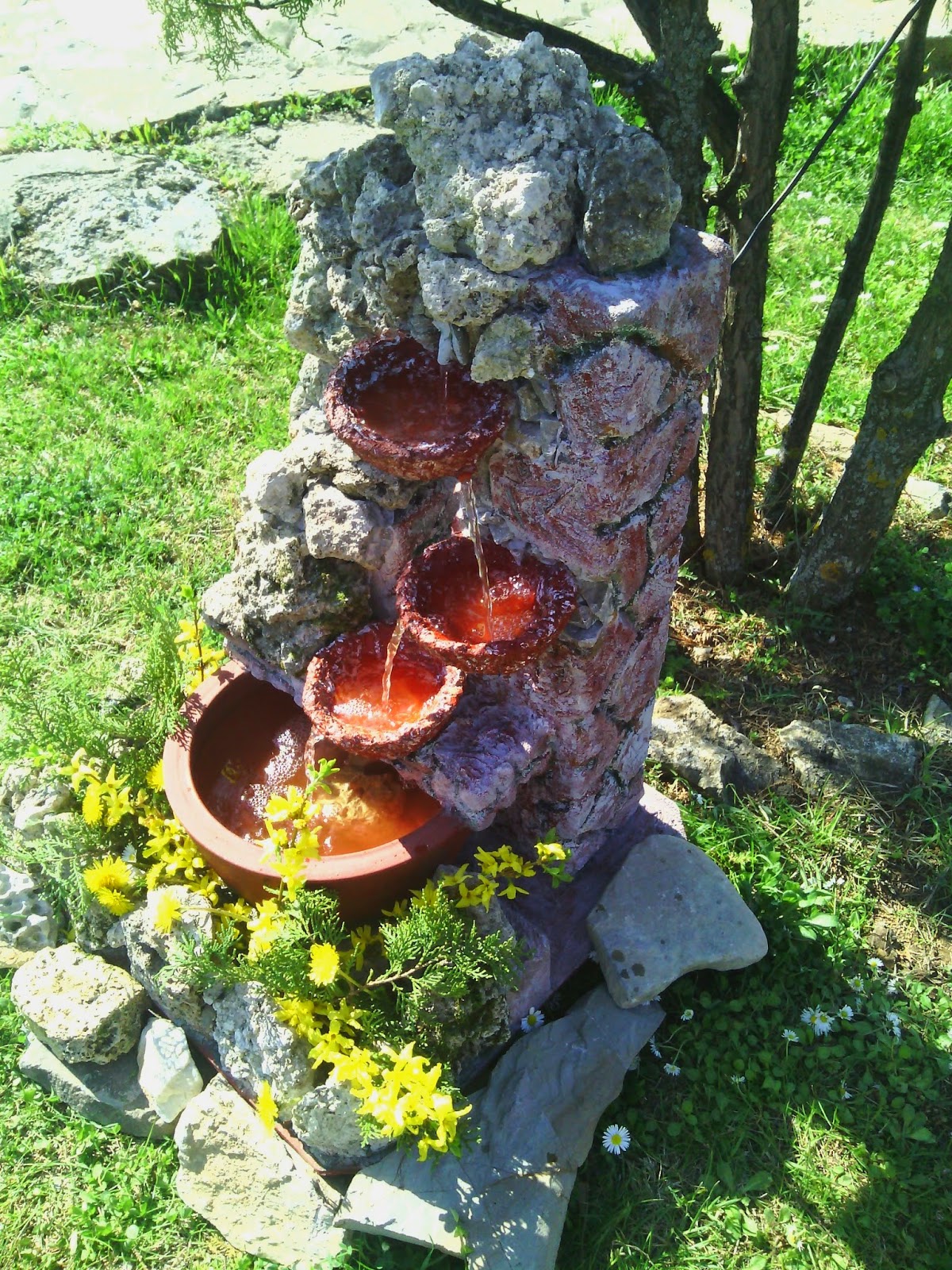 Unikatne Feng Shui skulpturne fontane