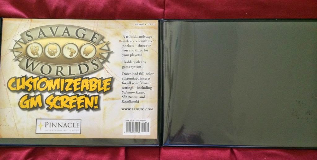 Tower of Zenopus: Gaming Gadgets - The Savage Worlds GM Screen