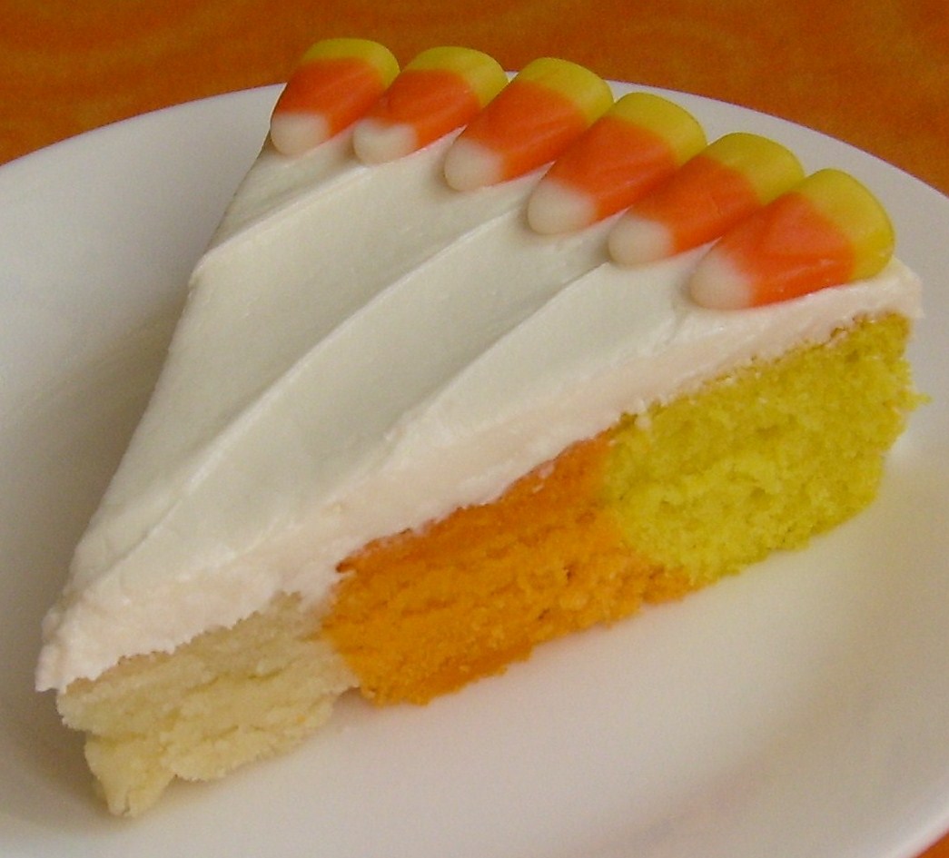 Happier Than A Pig In Mud: Candy Corn Cake