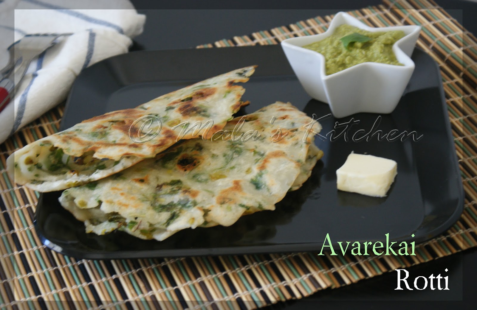 Avarekai Rotti | Avarekalu Rotti - Malas-Kitchen