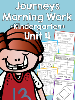 FUNdamentals Of Firsts: Journeys Morning Work!