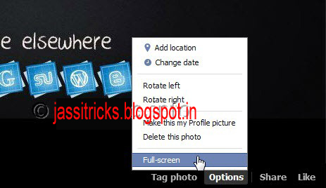 jassitricks: .How To View Facebook Photos In Full Screen Mode