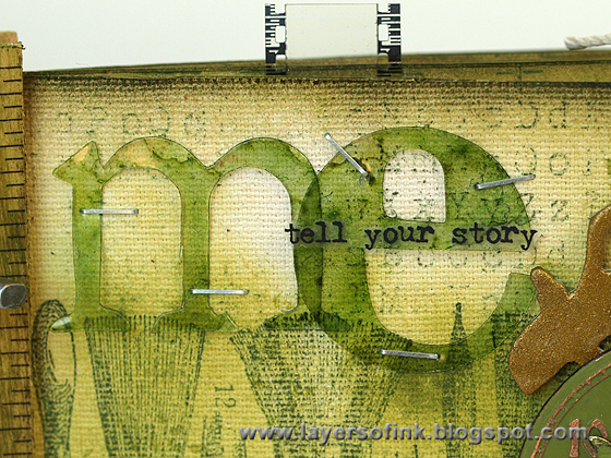 Layers of ink: School Time Green Ruler Book