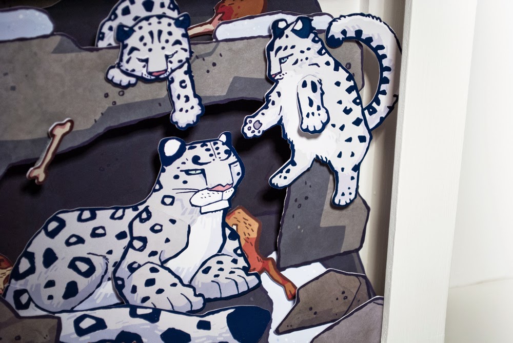 Anna Barrett Illustration: Snow Leopard Project - Finished