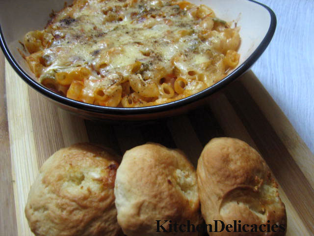 Macaroni in Tomato Sauce | Kitchen Delicacies