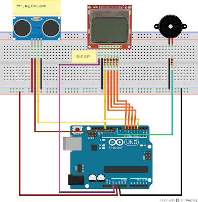 Detector de presencia con Ultrasonidos y buzzer ~ Arduino Projects