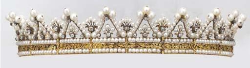 Marie Poutine's Jewels & Royals: Gold Tiaras Evoke the Ancient Past