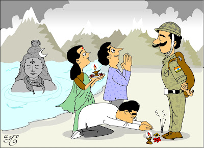 marathi vyangchitra: देव : दगडातला / माणसातला…