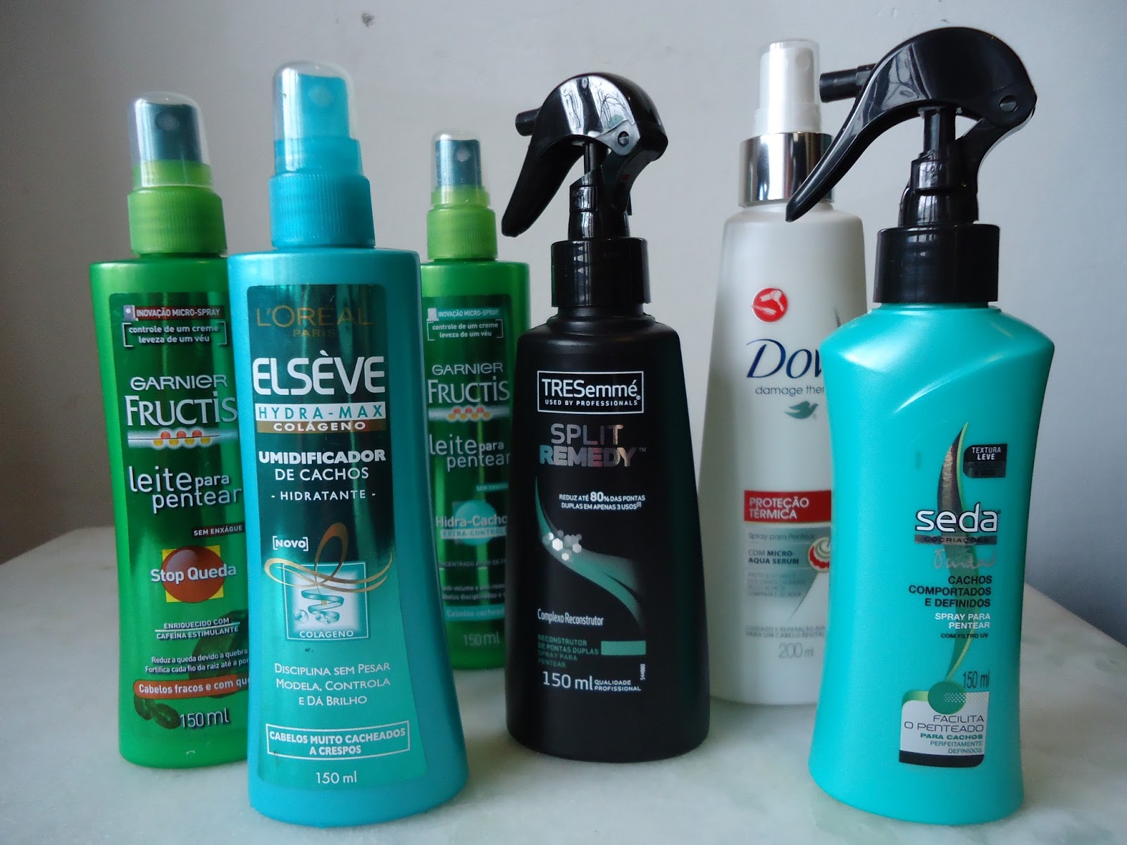 Meus sprays para cabelo | Cosméticos da Patricia