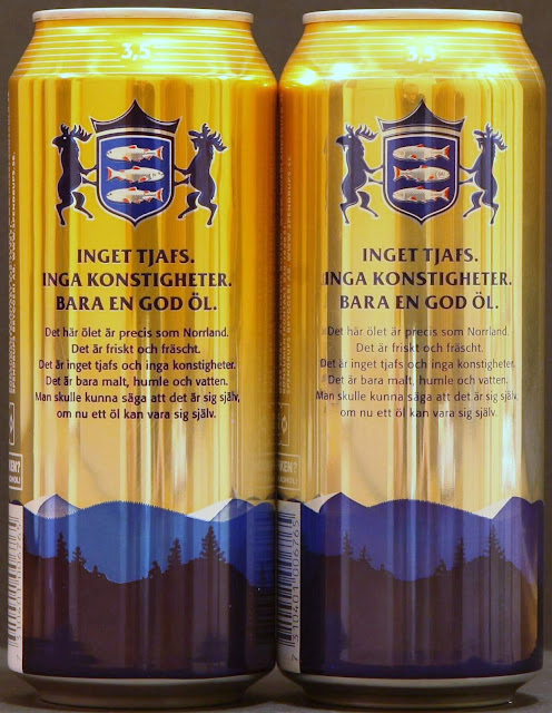 Burk-Bloggen: Norrlands Guld 3,5% (50 cl) : ny variant från Can-Pack (CP)